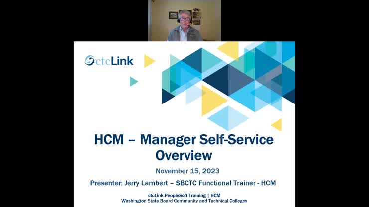 HCM Training - Manager Self-Service Overview 11 15 2023