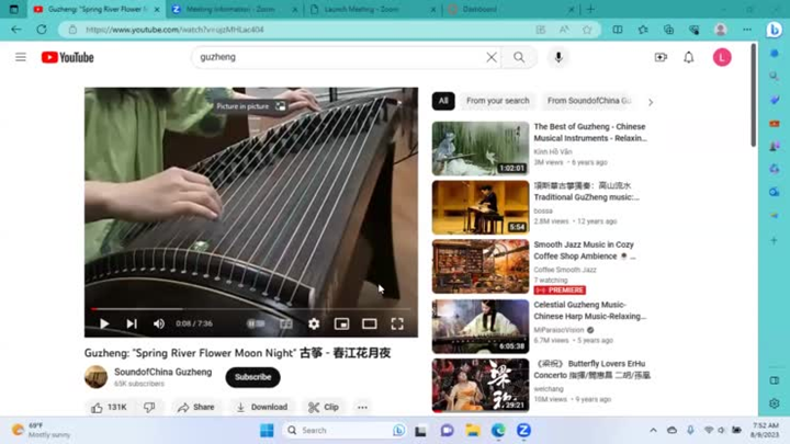 Guzheng- "Spring River Flower Moon Night"