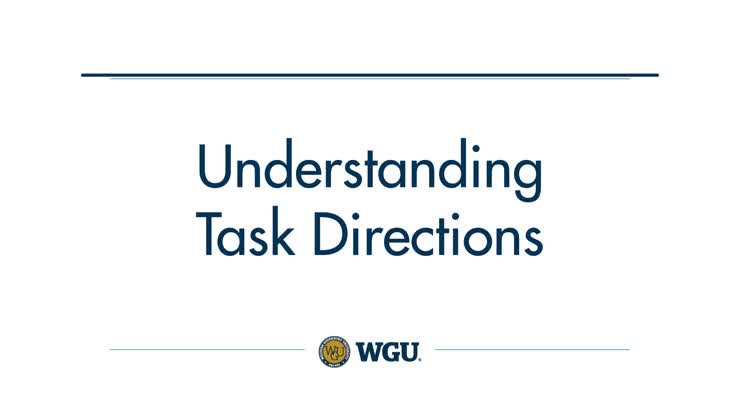 Understanding Task Directions