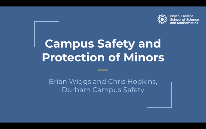Campus Safety and Protection of Minors