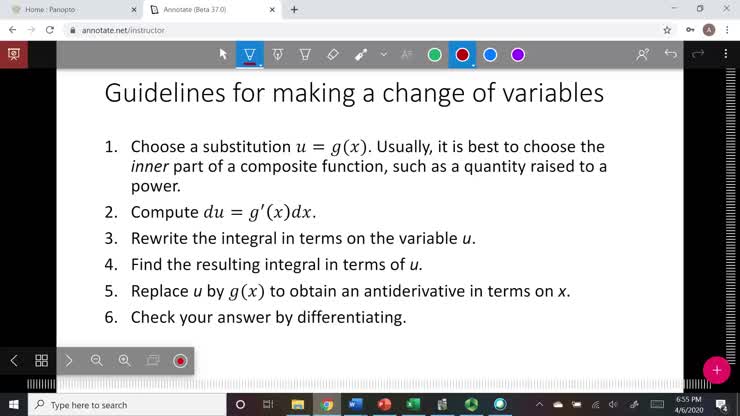 MAT 271 Integration by u-sub, multiply/divide by a constant