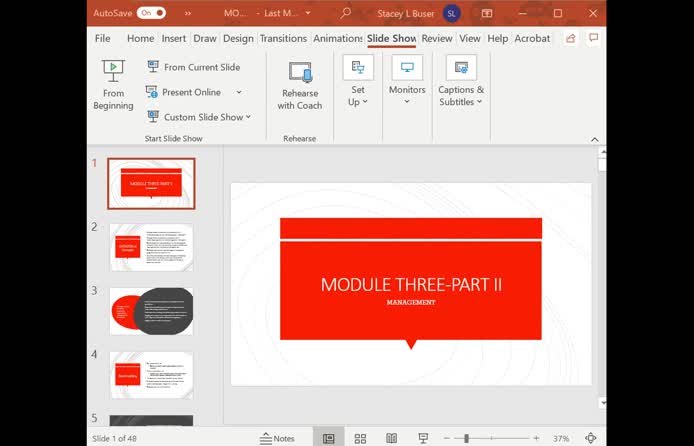 Module Three, Part II
