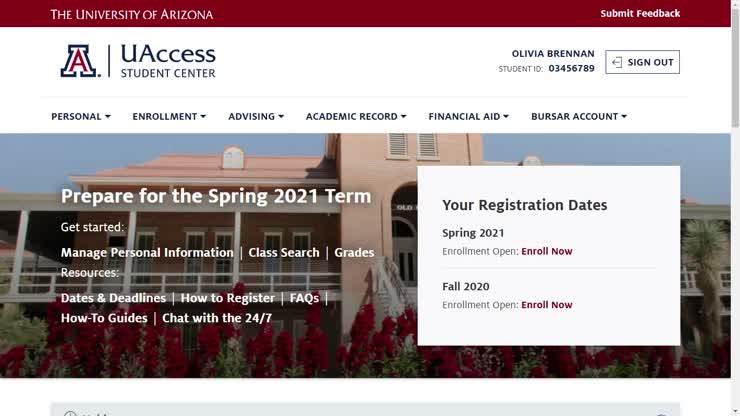 How to Search for Classes (UAccess)