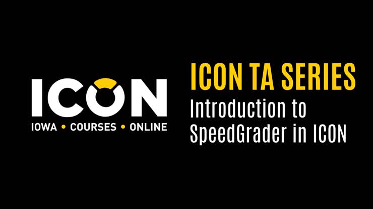 Intro to SpeedGrader in ICON