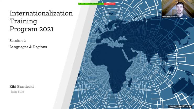 Internationalization Training Session 2: Languages, Regions, and ...