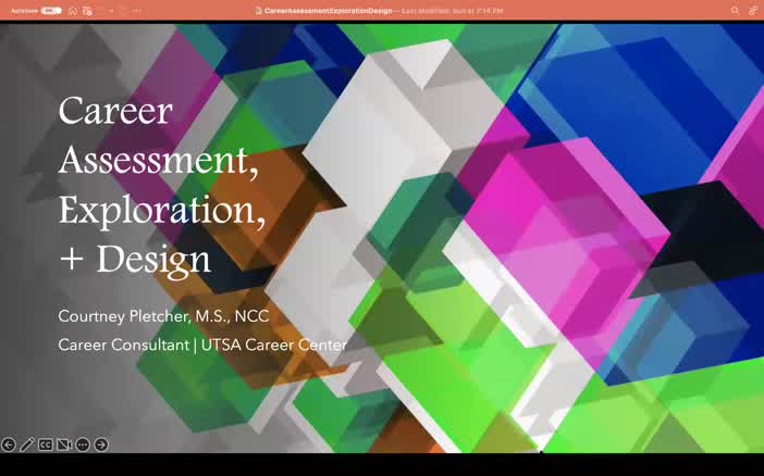 Career Assessment, Exploration, + Design