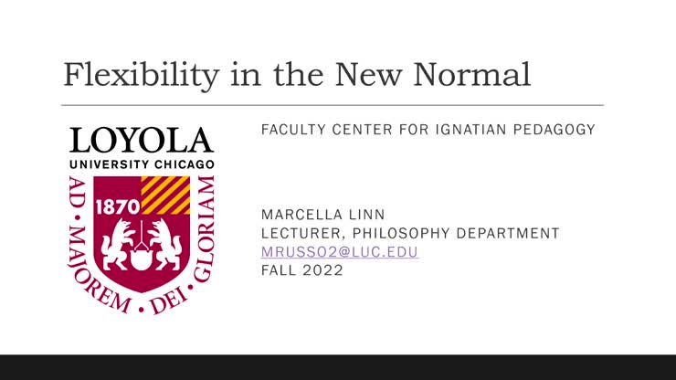 Flexibility in the New Normal