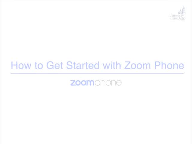 How to Get Started with Zoom Phone