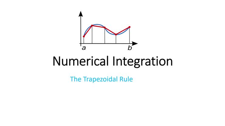 Lecture; Numerical Integration: trapezoidal rule (8.6)