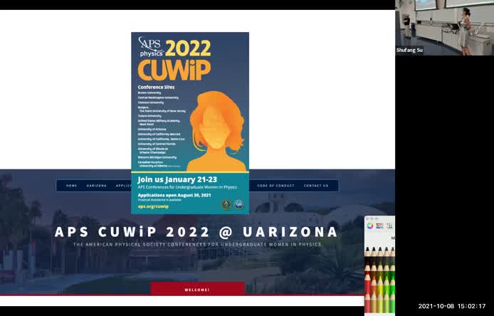 October 8, 2021; Shufang Su