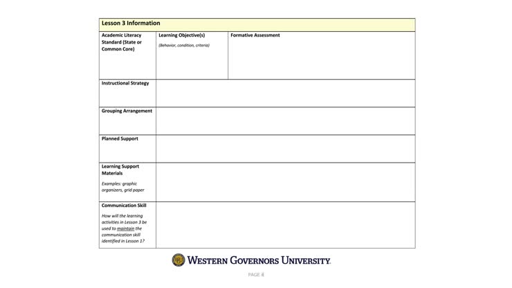 Part 7: Learning Support Materials and Communication Skills
