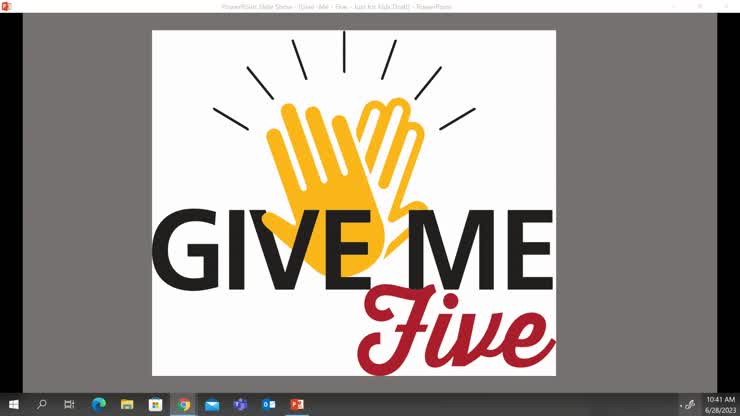 Give-Me-Five: Just for Kids