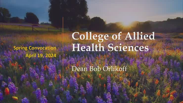 CAHS 2024 Spring Convocation Hosted by Faculty Council