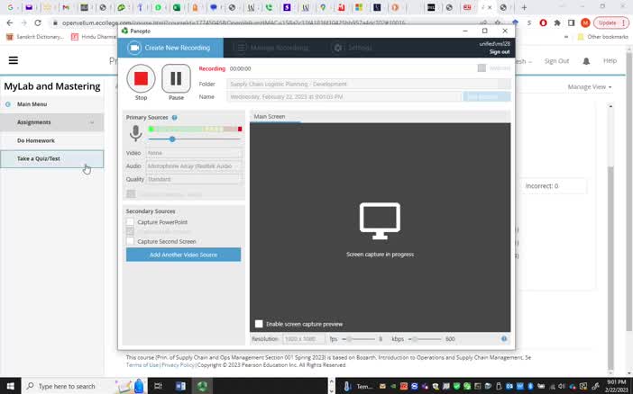 Pearson OM Lab HW Control Charts Problem Demonstration
