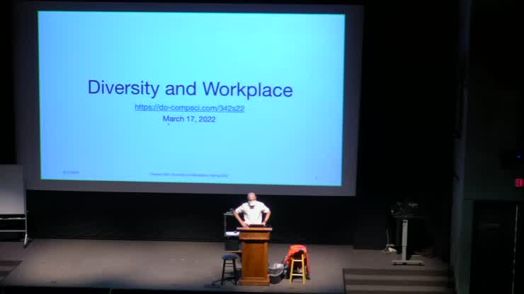 Owen Astrachan - Compsci 342 - Griffith Theater - Spring 2022 on 3/17 ...