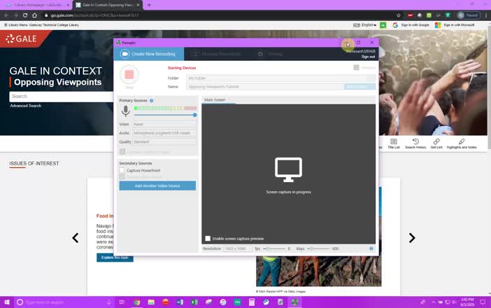 Opposing Viewpoints Tutorial
