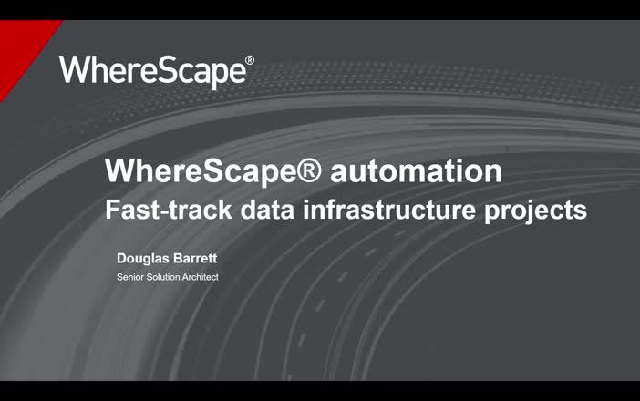 WhereScape Intro and RED Demo