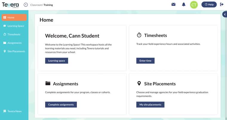 Tevera Student Instructions