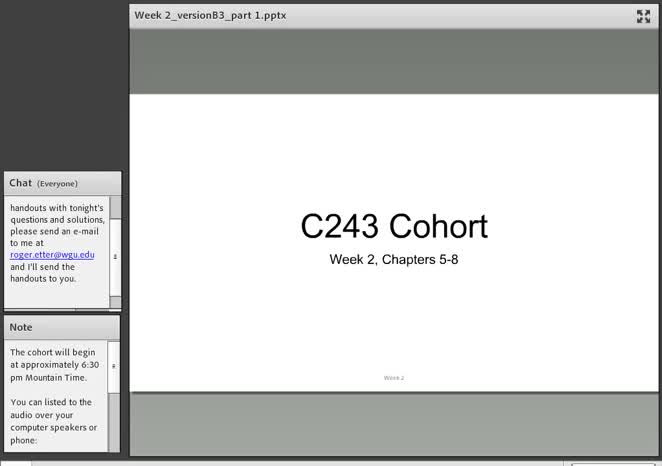 C243 Cohort Week 2_0