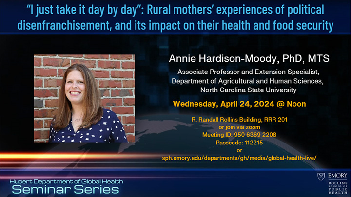 Annie Hardison-Moody, PhD, MTS - April 24, 2024