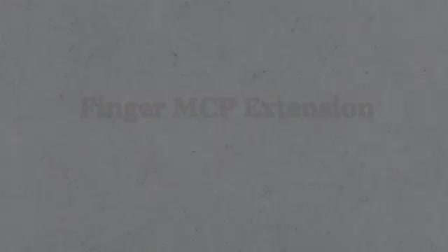 Finger MCP Extension