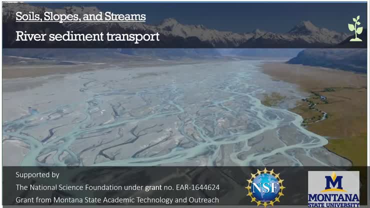 4.3. River sediment transport