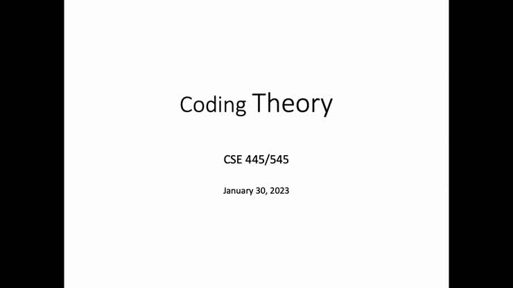 CSE445 on 1/30/2023 (Mon)