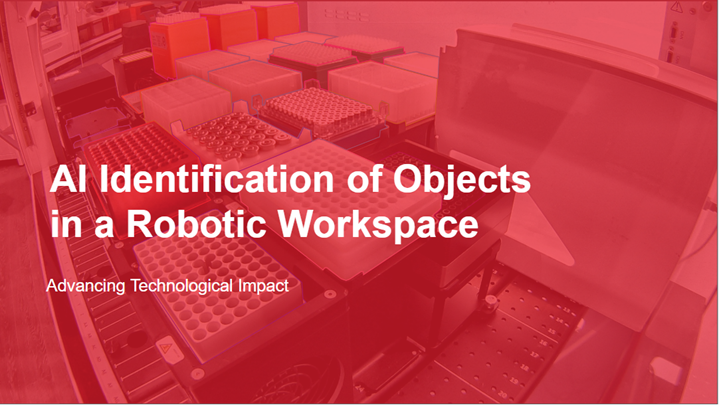 AI Identification Of Objects in a Robotic Workspace