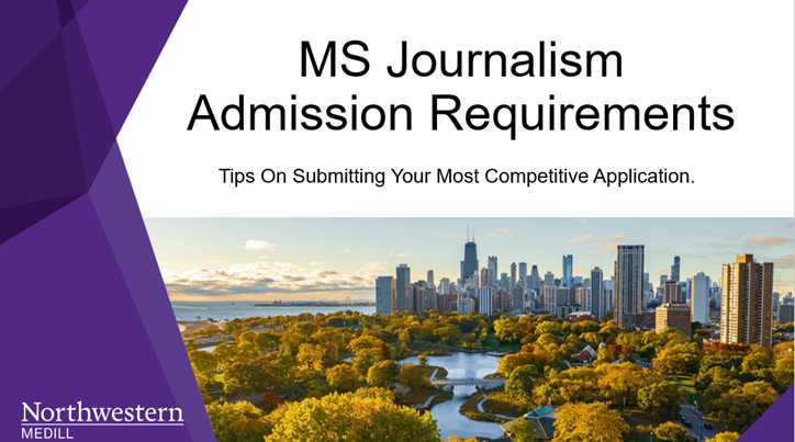 MS Journalism | Application Requirements Overview