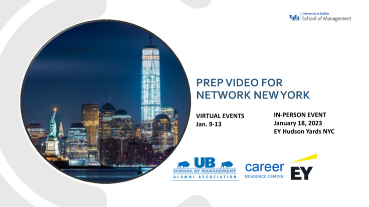 Network New York 2923 Prep Workshop