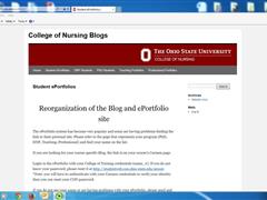 Access and login to ePortfolio