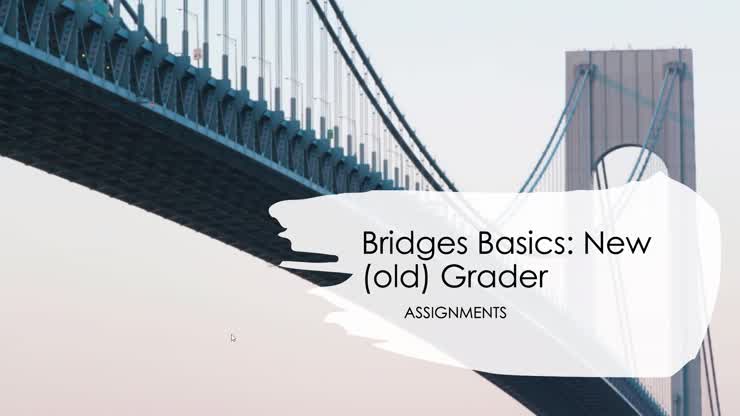 Bridges Basics: Assignment (new grader)