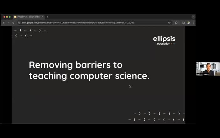 Software Spotlight Session: Ellipsis Education