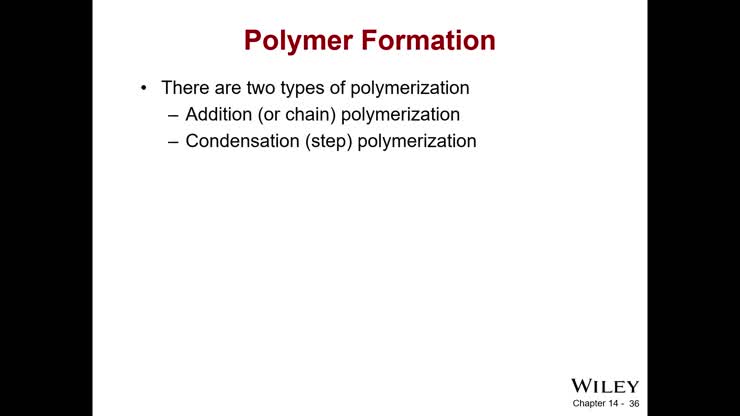 Lecture 26f - Chapter 14 - Polymer Formation