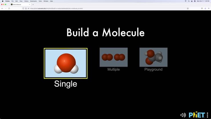 PhET Build a Molecule