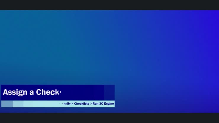 Assign a Checklist in Batch - No Audio