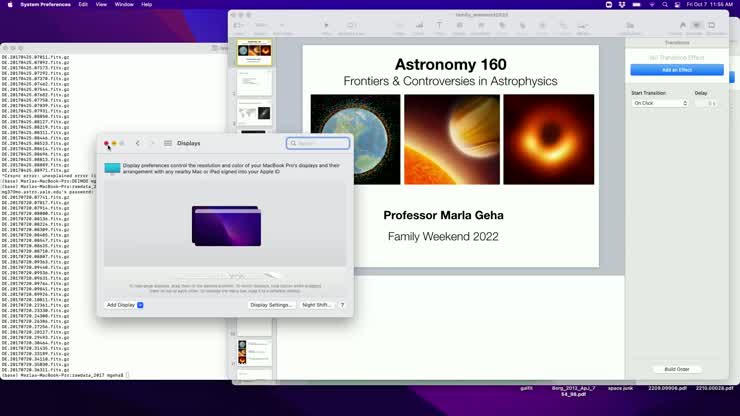 Family Weekend 2022 lecture by Marla Geha