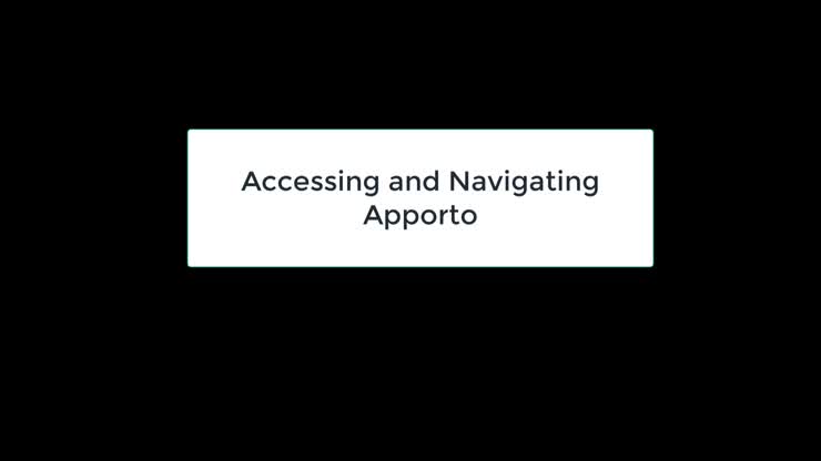Apporto - Accessing and Navigating Apps