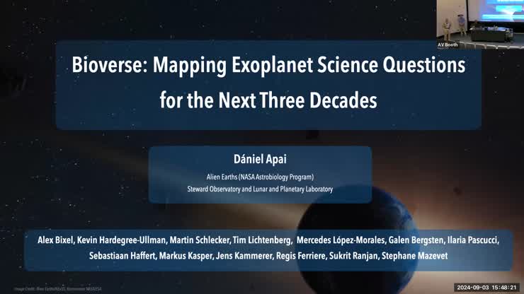 Bioverse and Mapping Science Cases for Exoplanet Surveys in the next ...