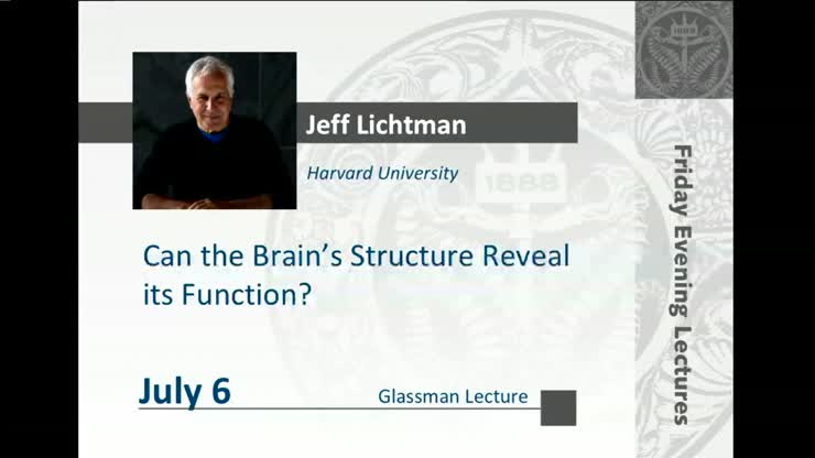 “Can the Brain's Structure Reveal its Function?” Jeff Lichtman, Harvard ...