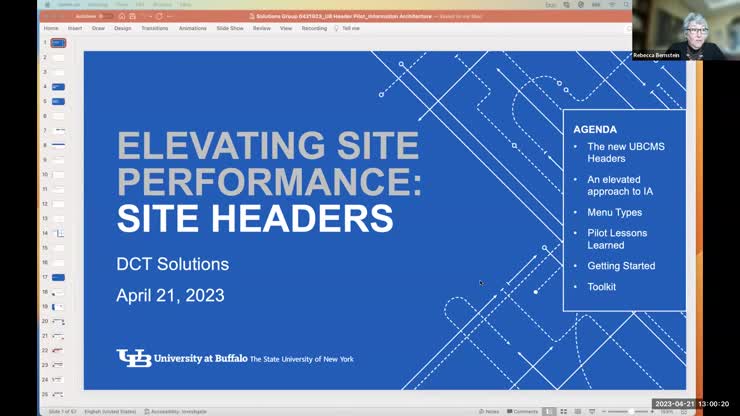 DCT Solutions Group - Rolling out our New UBCMS Header