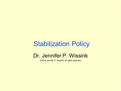 Stabilization Policy
