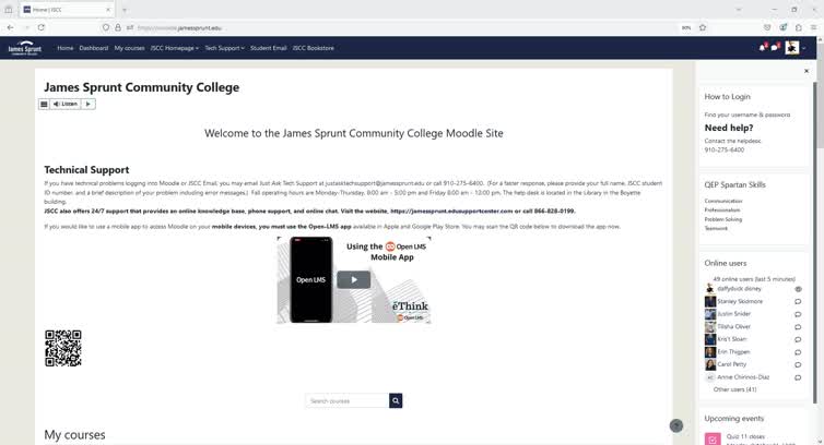 Student Navigation in Moodle