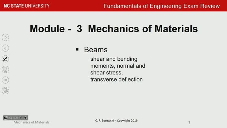 014 Strength of Mechanics of Materials III