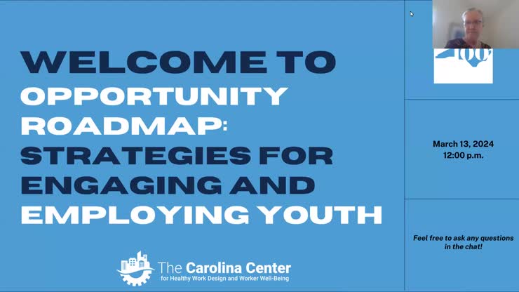 Opportunity Roadmap: Strategies for Engaging and Employing Youth 03/13/24