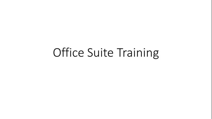 12_Office Suite Training