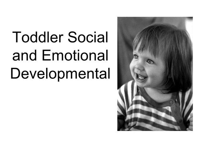 Toddler Social Emotional Development