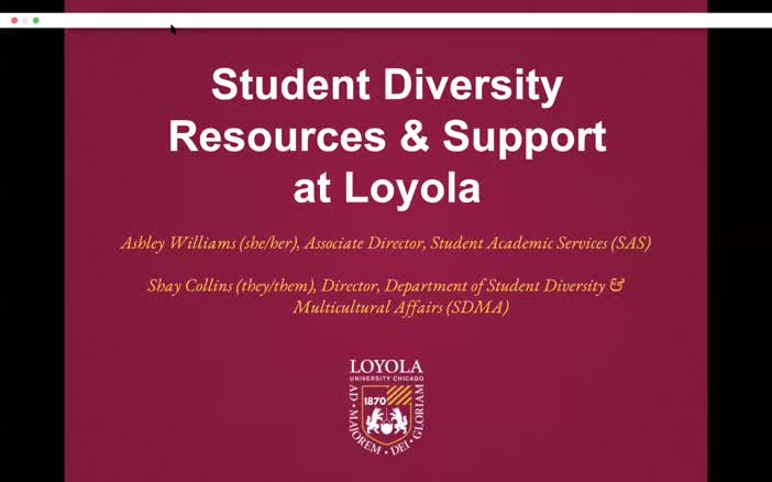 LUC Resource Webinar- Creating inclusive community