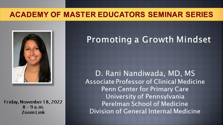 Promoting a Growth Mindset