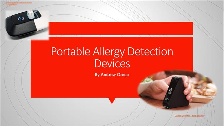 Portable Allergy Detection Devices